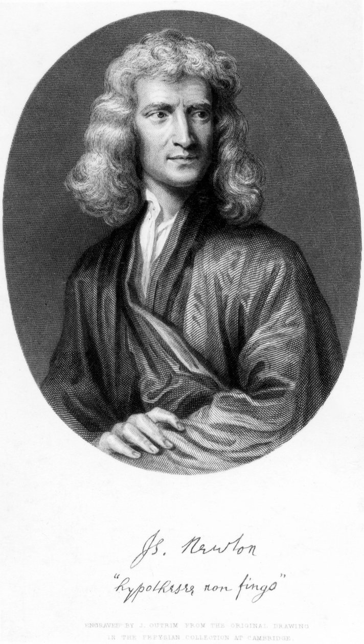 Sir Isaac Newton by Godfrey Kneller: Buy fine art print
